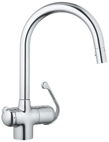 Grohe Disklådsblandare ettgrepp, DN 15 Zedra 32310 - - Köksblandare ...