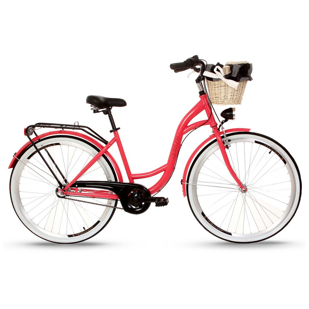 Cykel Colours 28 - 3 växlar - röd II - 4195 kr - Damcyklar - Hemfint.se