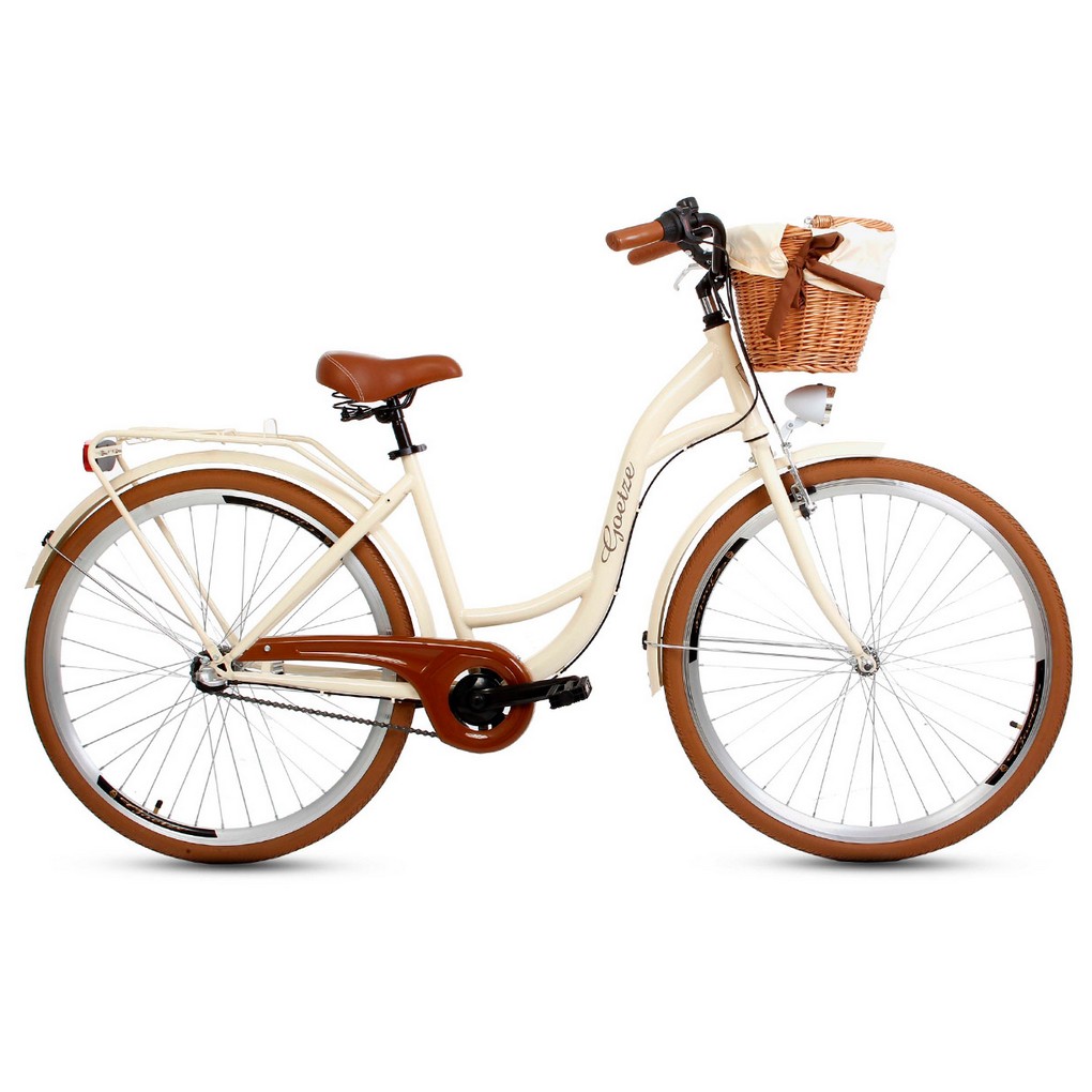 Cykel Colours 28 - 3 växlar - gräddvit - 4195 kr - Damcyklar - Hemfint.se