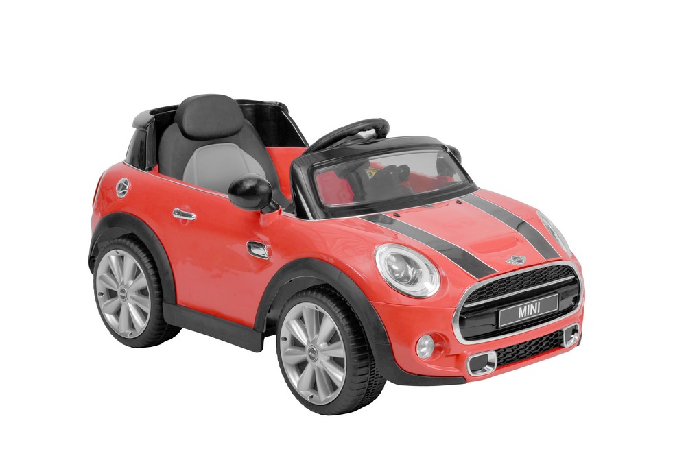 Elbil för barn Mini Hatch - röd - 2395 kr - Elbilar för barn - Hemfint.se