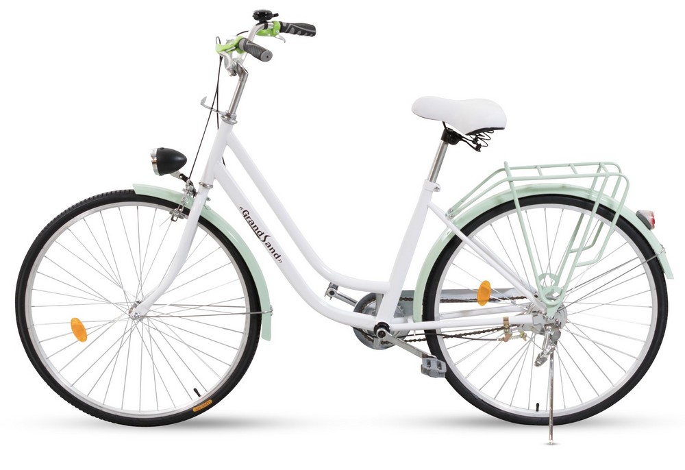 Damcykel Classic 26 - Vit & pistagegrön - 2295 kr - Damcyklar - Hemfint.se
