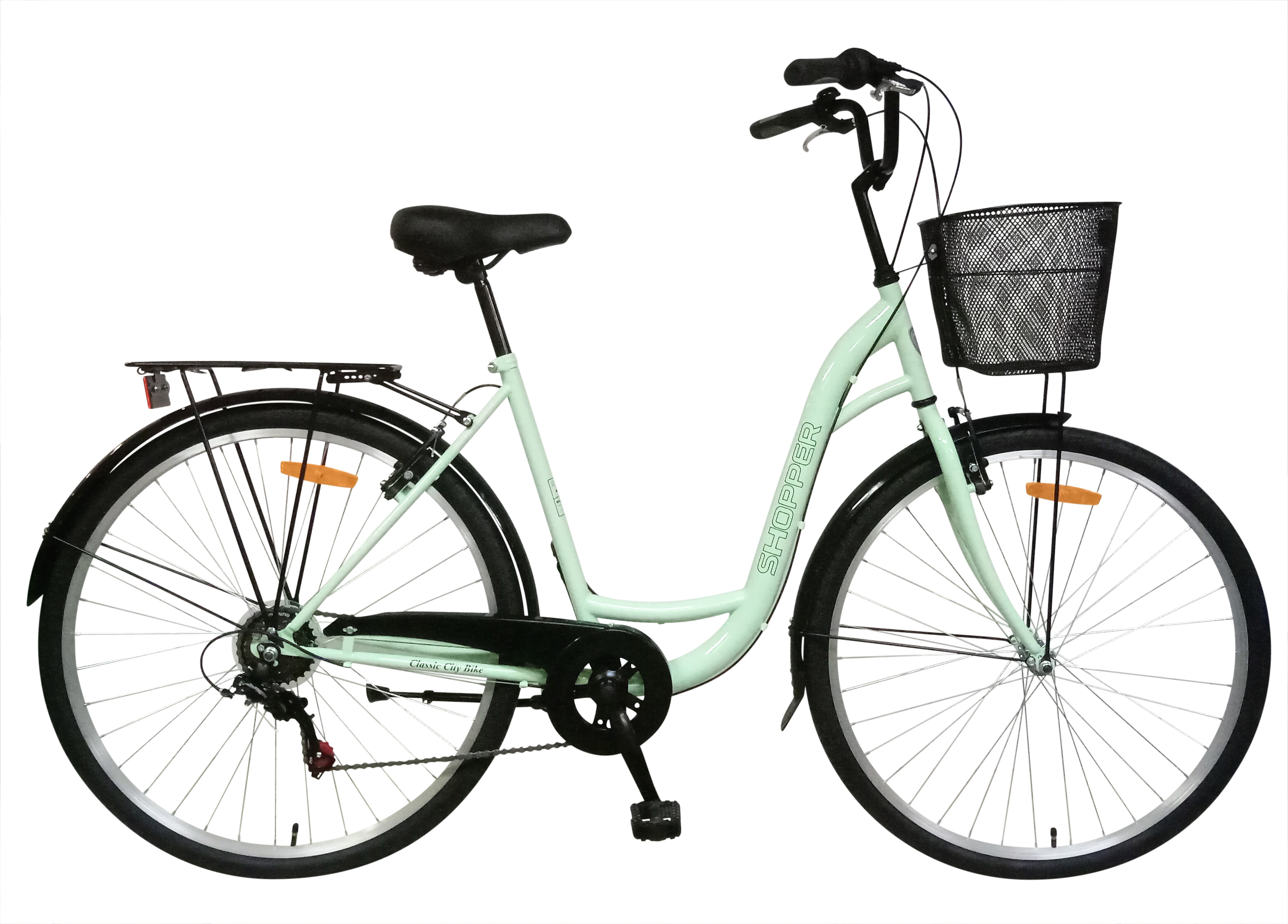 Damcykel Shopper - 28 Pistasch 6 växlar - 2495 kr - Damcyklar - Hemfint.se