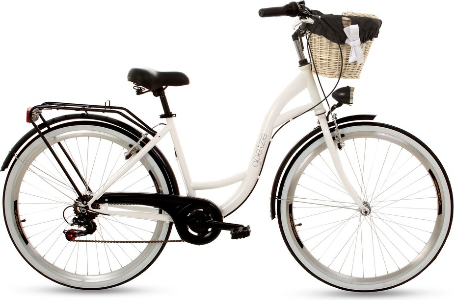 Damcykel Goetze Mood - svart / Vit + Låskätting - 7095 kr - Damcyklar ...