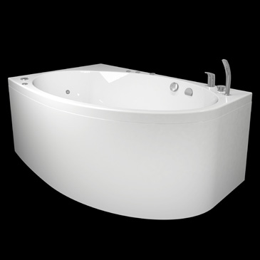 Bubbelbadkar Norden 160 R - 23995 kr - Bubbelbadkar & massagebadkar ...