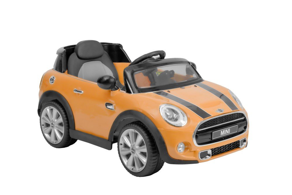 Elbil för barn Mini Hatch - gul - 2395 kr - Elbilar för barn - Hemfint.se