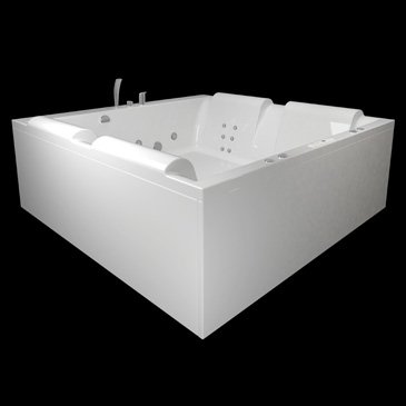 Bubbelbadkar Pacific 180 SQ - 46995 kr - Bubbelbadkar & massagebadkar ...